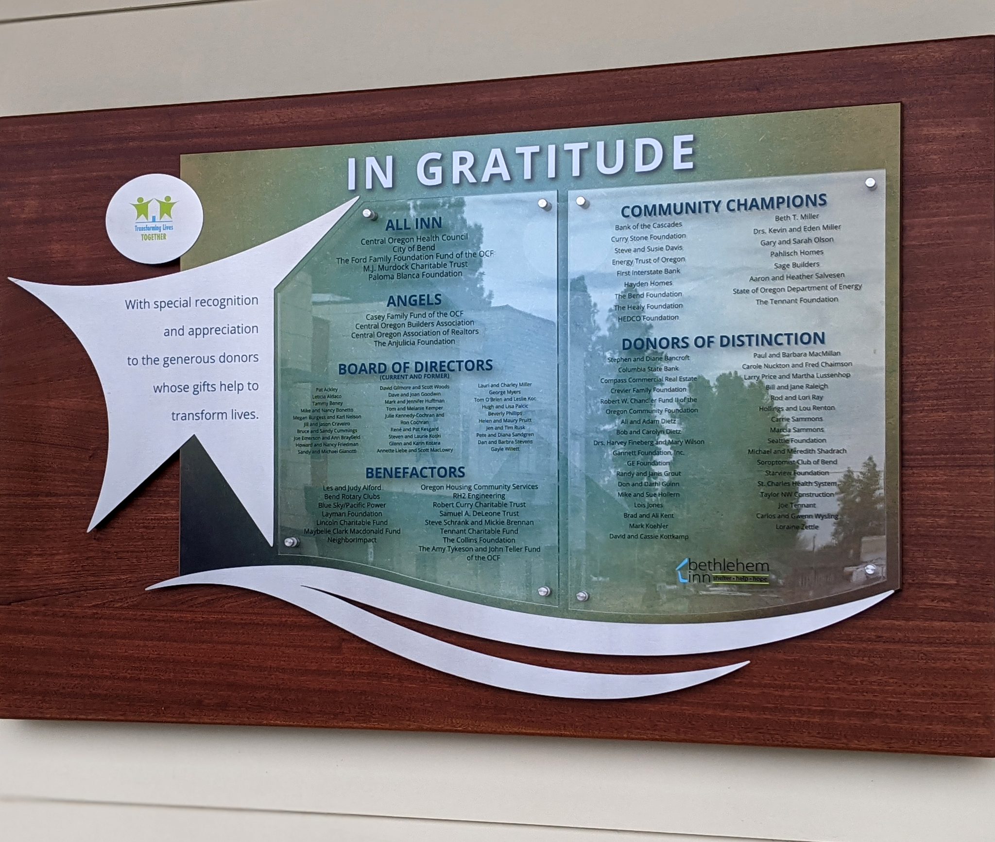 Bethlehem Inn – Partners in Recognition