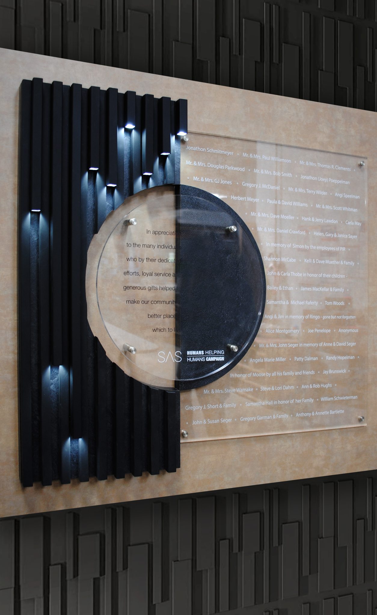 Dimensional Lighting – Partners in Recognition