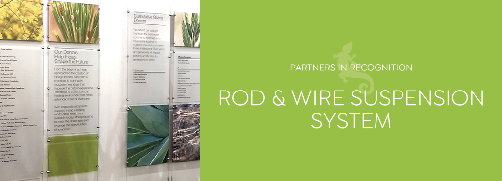 Rod & Wire Suspension Systems - Partners in Recognition